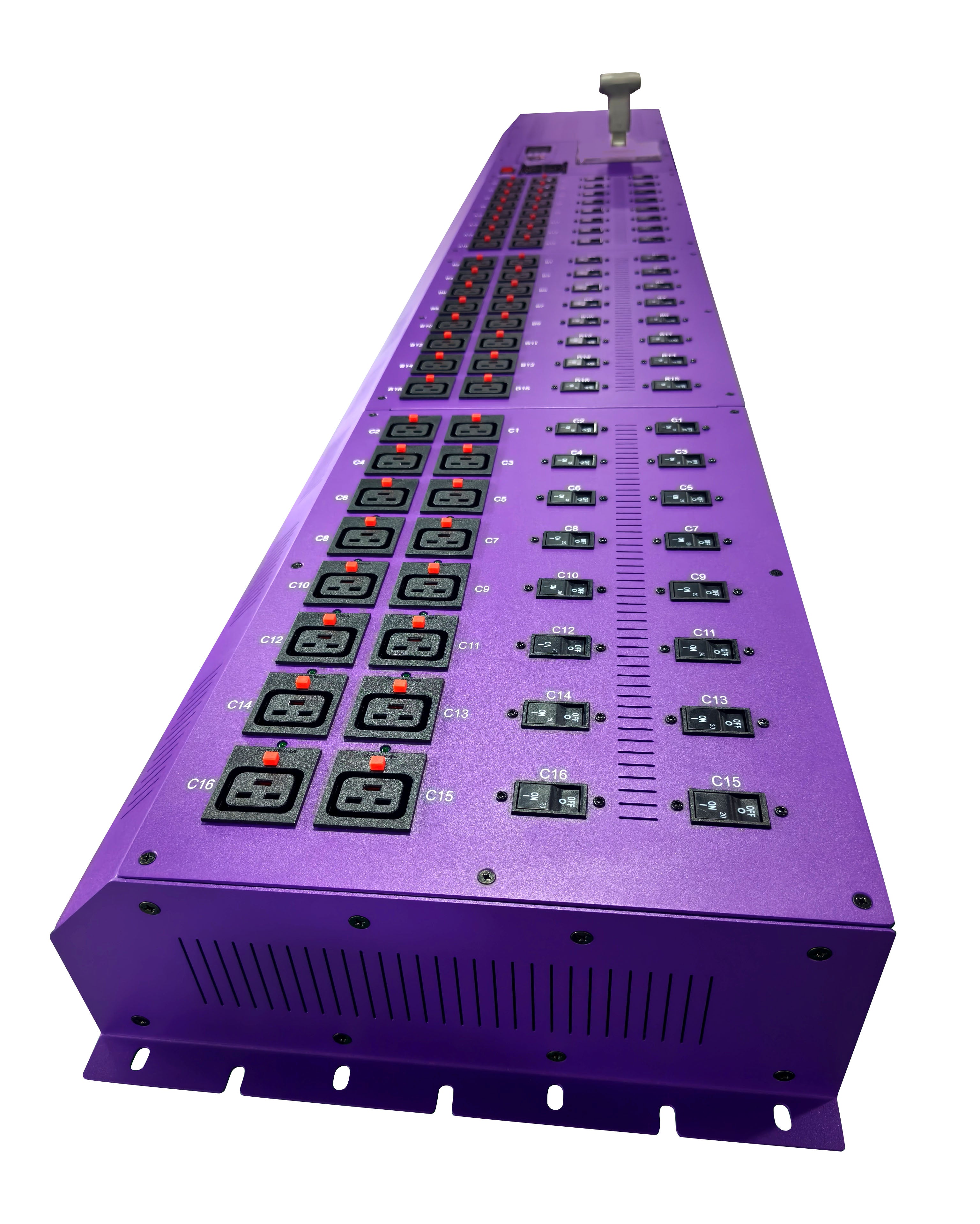C19 48-Port Smart PDU with main breaker – ANEN POWER